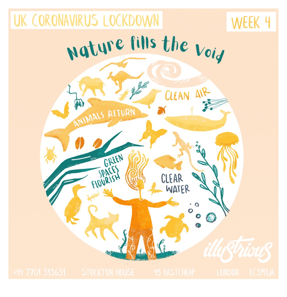 Lockdown – Positive Projections – Blanche illustrates